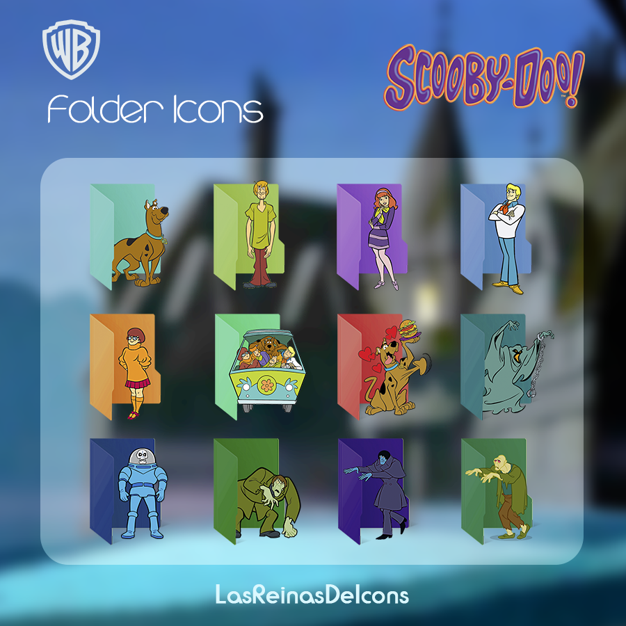 Scooby Doo Folder Icons by LasReinasDeIcons on DeviantArt