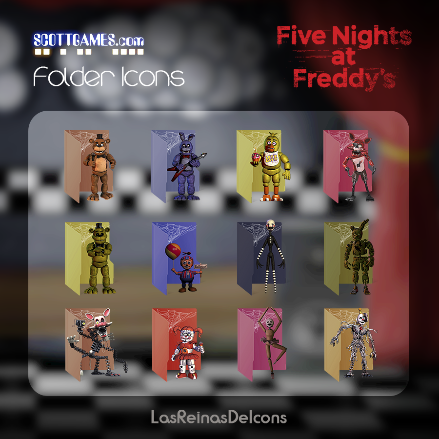 Five Nights at Freddy's Folder Icons by LasReinasDeIcons on DeviantArt