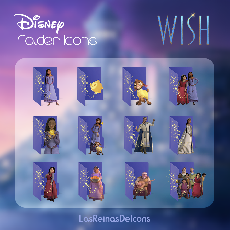 Wish Folder Icons by LasReinasDeIcons on DeviantArt