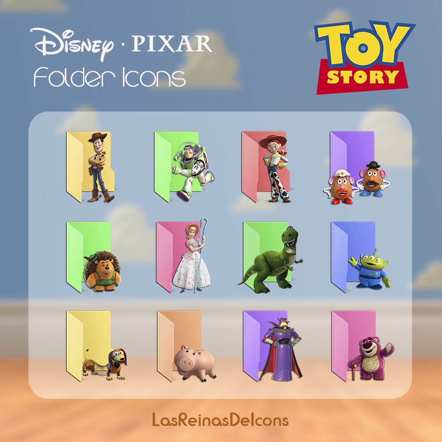 Toy Story Folder Icons by LasReinasDeIcons on DeviantArt