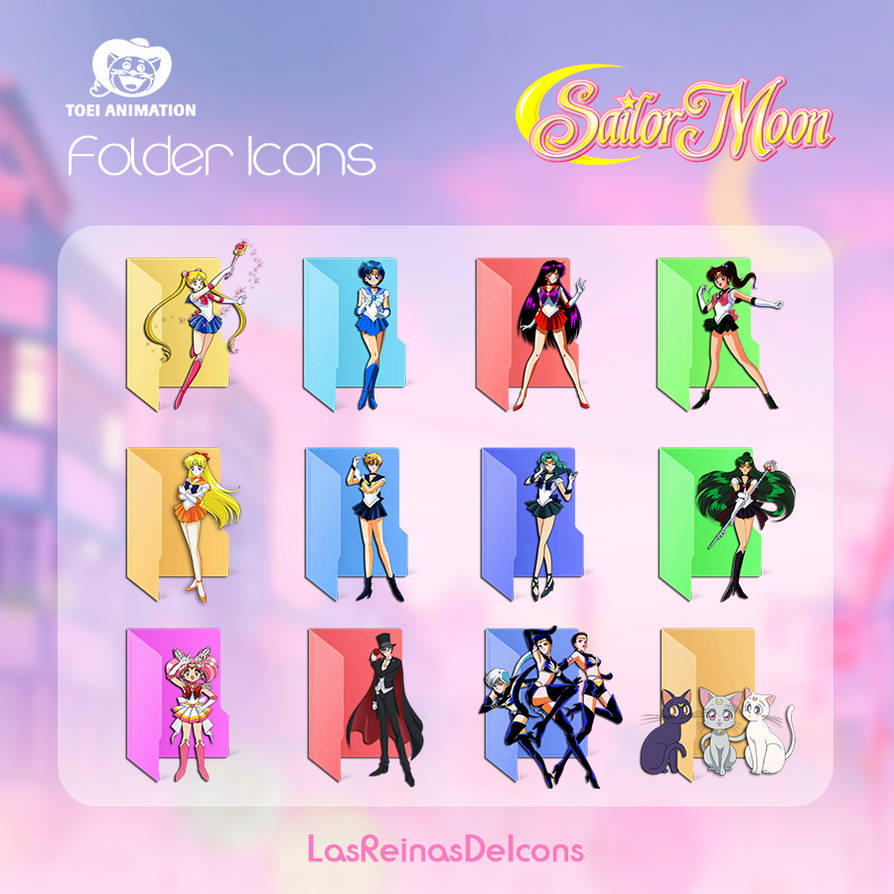 Sailor Moon Folder Icons by LasReinasDeIcons on DeviantArt