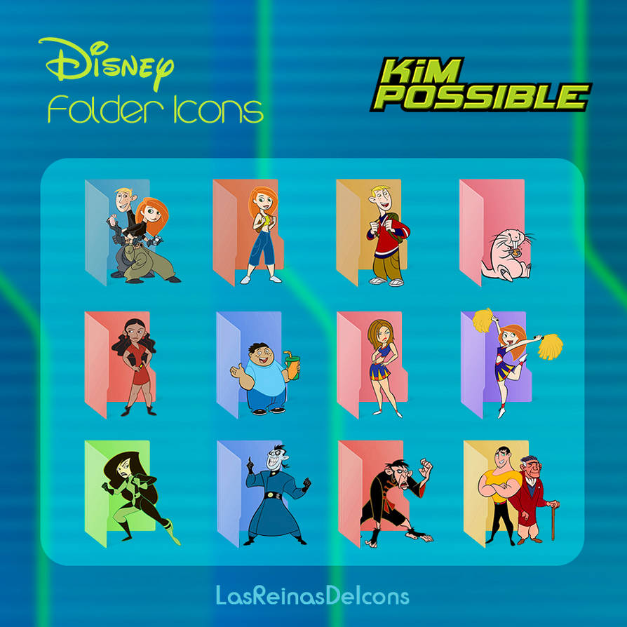 Kim Possible Folder Icons by LasReinasDeIcons on DeviantArt