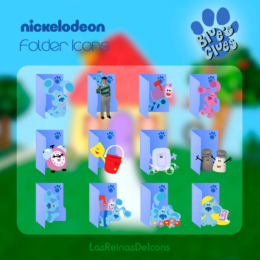 Blue's Clues Folder Icons by LasReinasDeIcons on DeviantArt