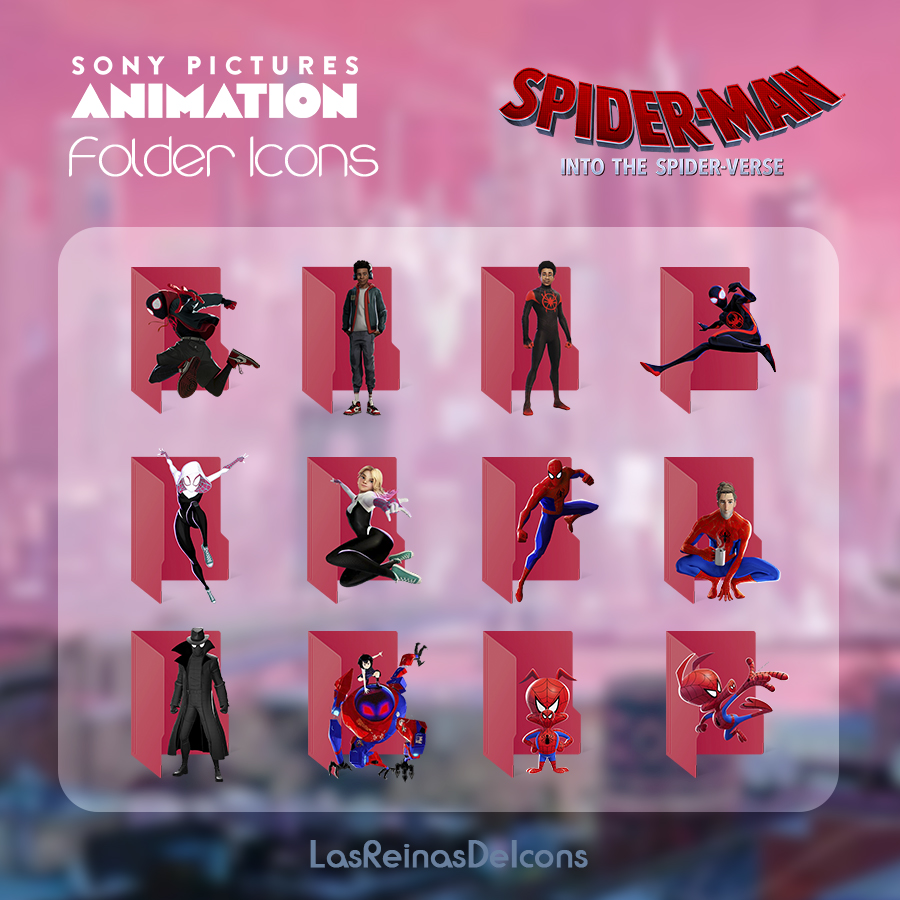 Spider-Man Into The Spider-Verse Folder Icons by LasReinasDeIcons on ...