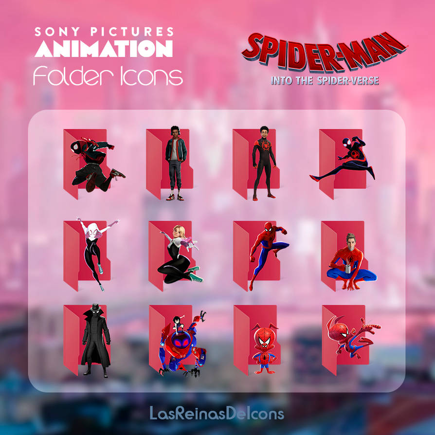 Spider-Man Into The Spider-Verse Folder Icons by LasReinasDeIcons on ...