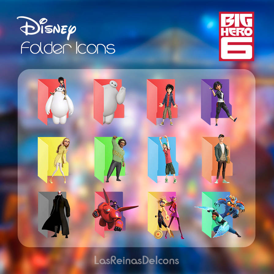 Big Hero 6 Folder Icons by LasReinasDeIcons on DeviantArt