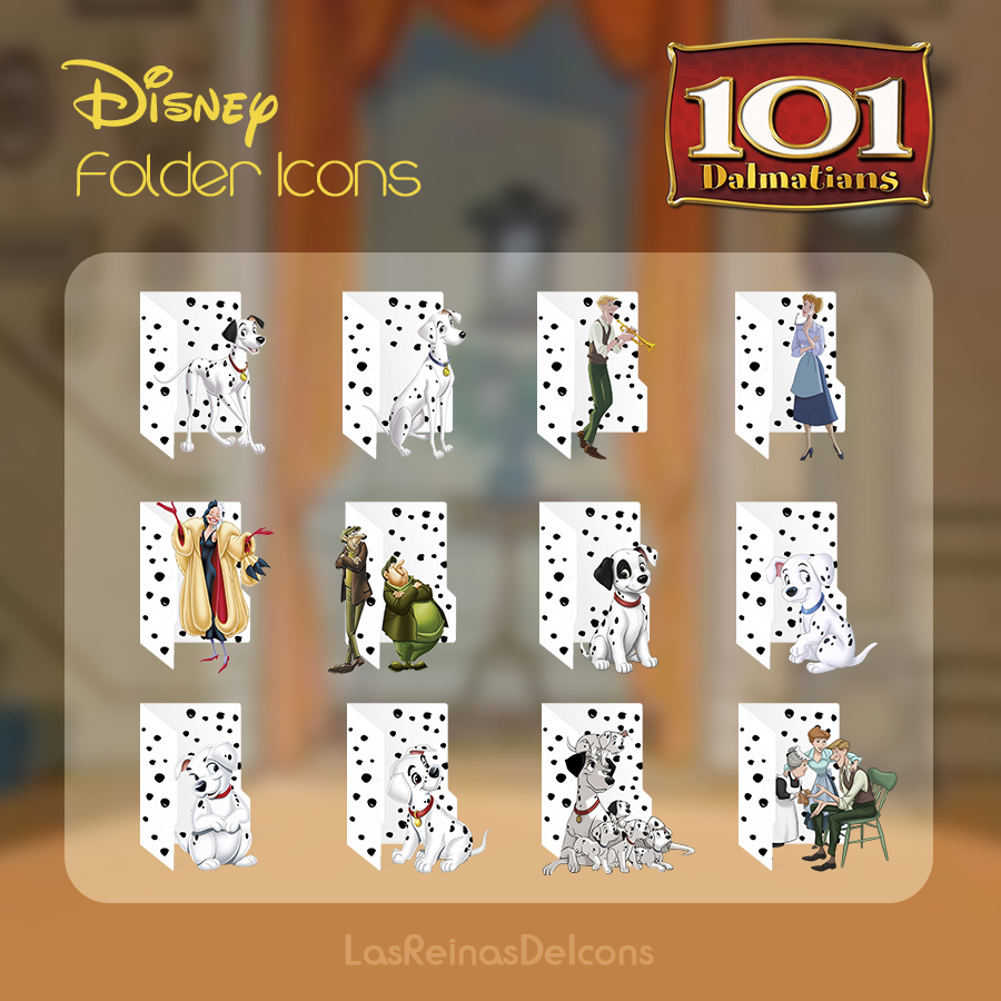 101 Dalmatians Folder Icons by LasReinasDeIcons on DeviantArt
