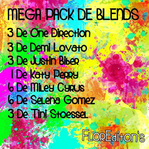 Mega Pack de blends by FLORCH on DeviantArt