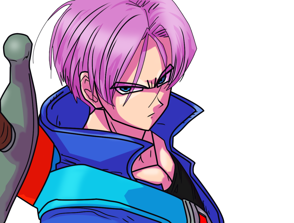 Future Trunks | Lineart + Color by masturbaker43 on DeviantArt