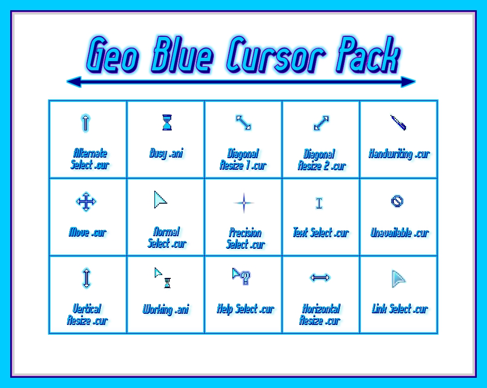 Windows Cursor Package by Geosammy on DeviantArt