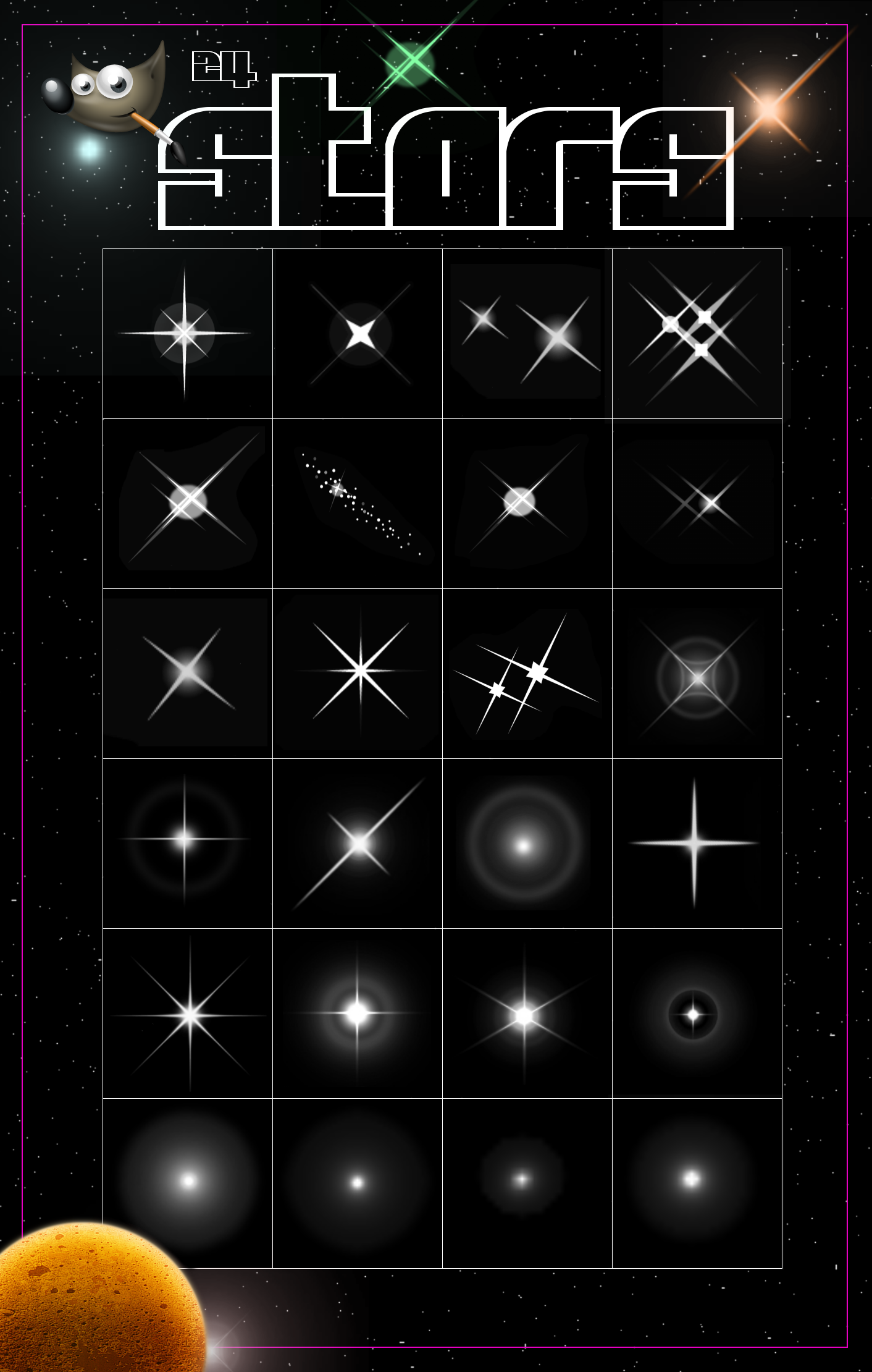 24 Stars by Geosammy on DeviantArt