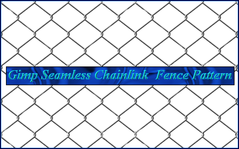 Gimp Chainlink Fence Pattern by Geosammy on DeviantArt