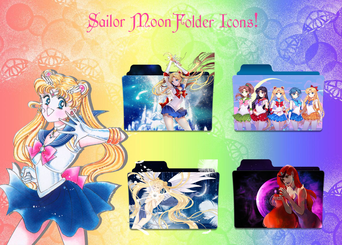 Sailor Moon Crystal Folder Icon Pack by CelestialSparkles on DeviantArt