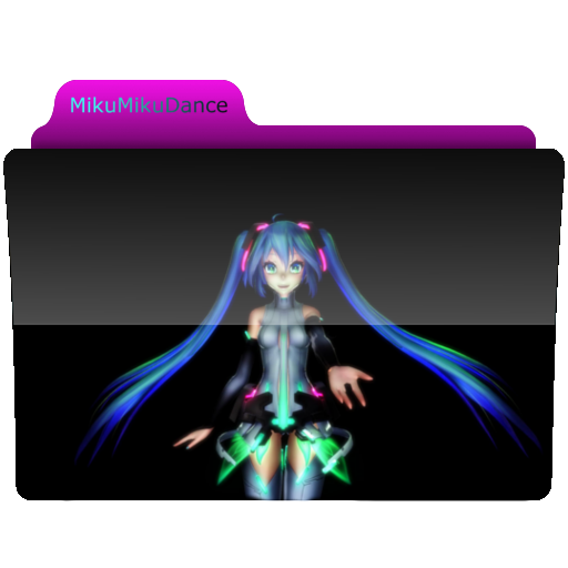 MMD Miku Append folder icon by mary34 on DeviantArt