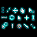 Aero Glow Cursors (all) by Computer-Tutorials on DeviantArt