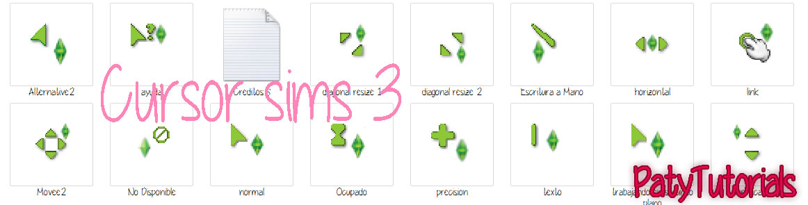Cursor de los sims 3 by PatyEditiions on DeviantArt