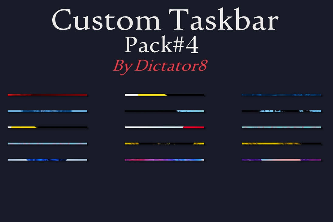 Taskbar images Pack #4 by Dictator8 on DeviantArt