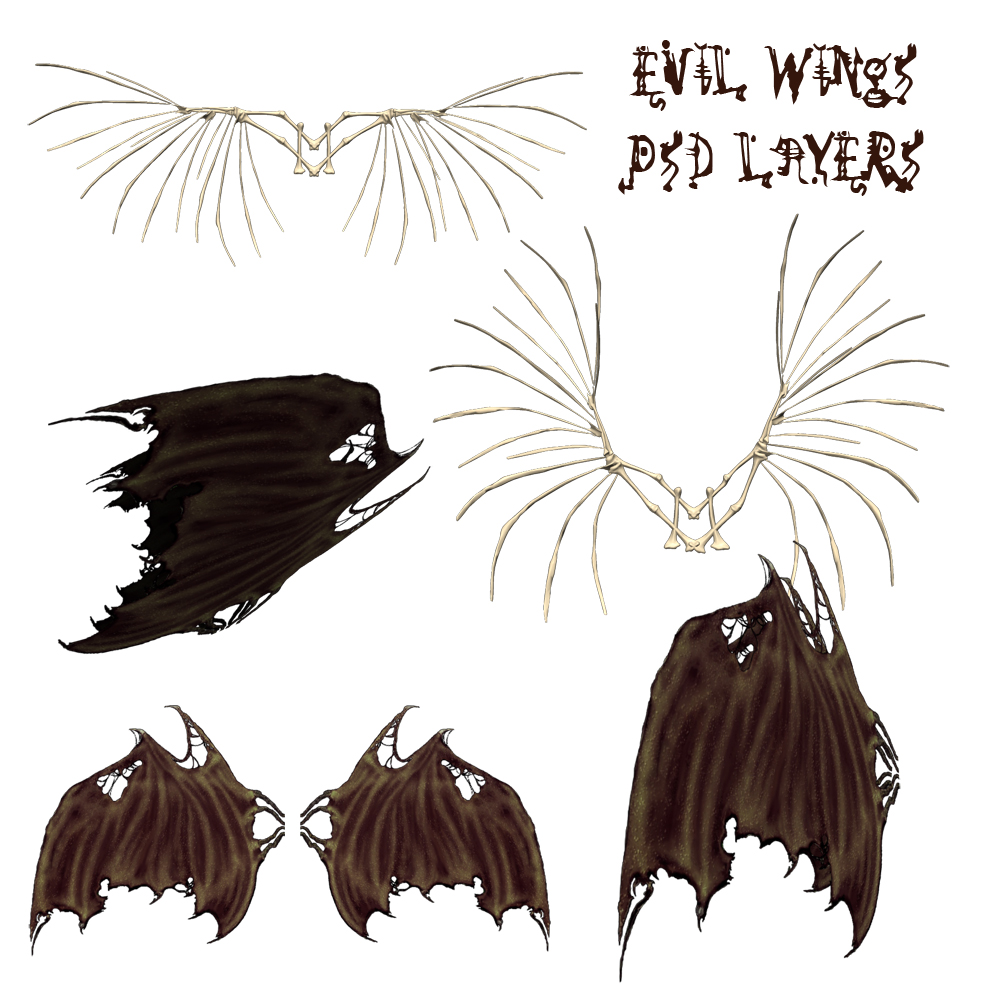 Evil Wings by WitsResources on DeviantArt