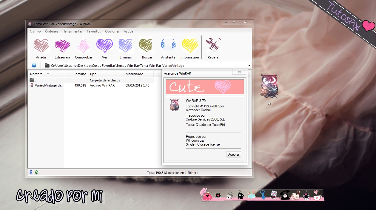 Tema Win Rar VariedVintage by TutosPixi on DeviantArt