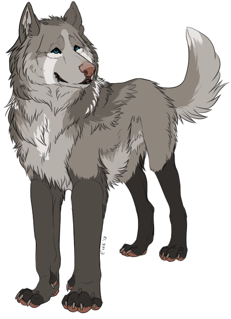 Free Dog/Wolf Lineart V2 by Junenae on DeviantArt