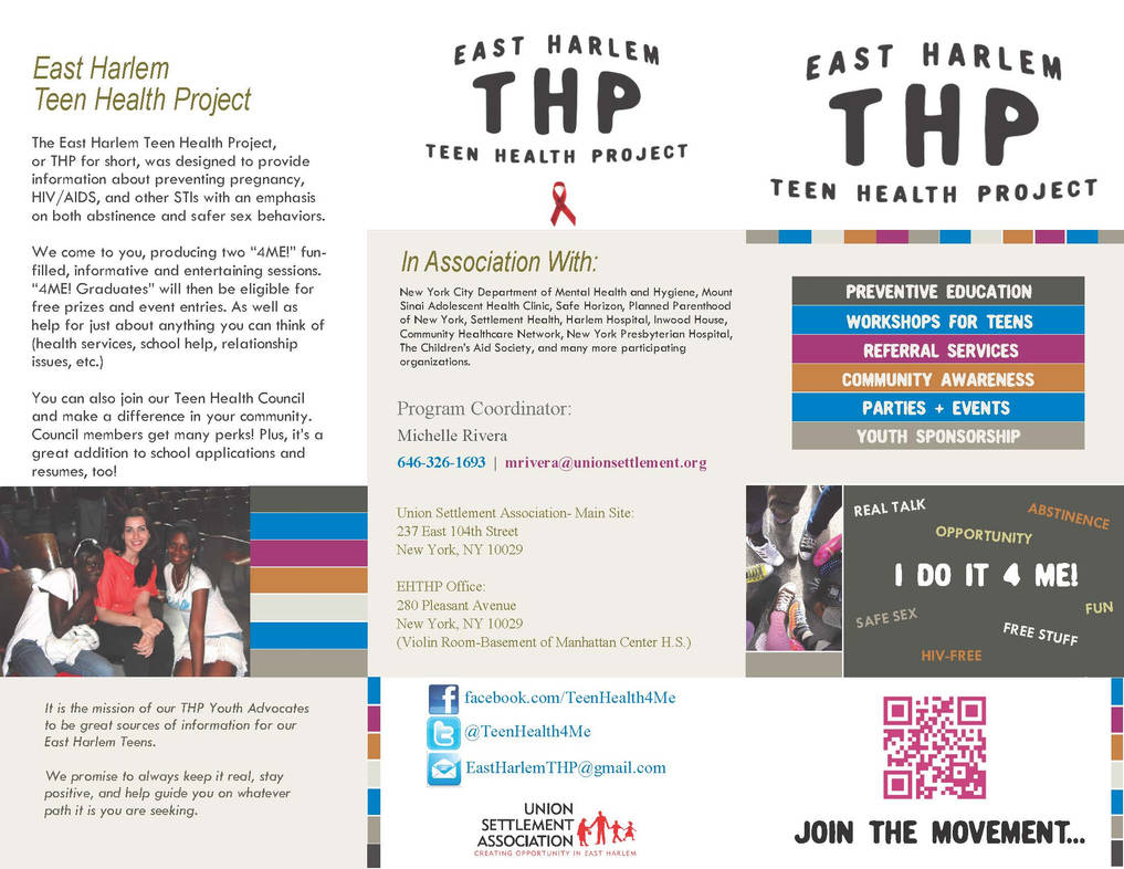 East Harlem Teen Health Project Brochure by Alexis-Jasmin on DeviantArt