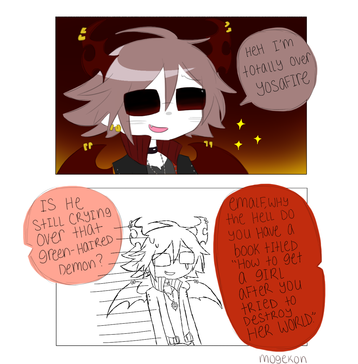 Emalf Can't Get Over Yosafire Nope by Mogekon on DeviantArt