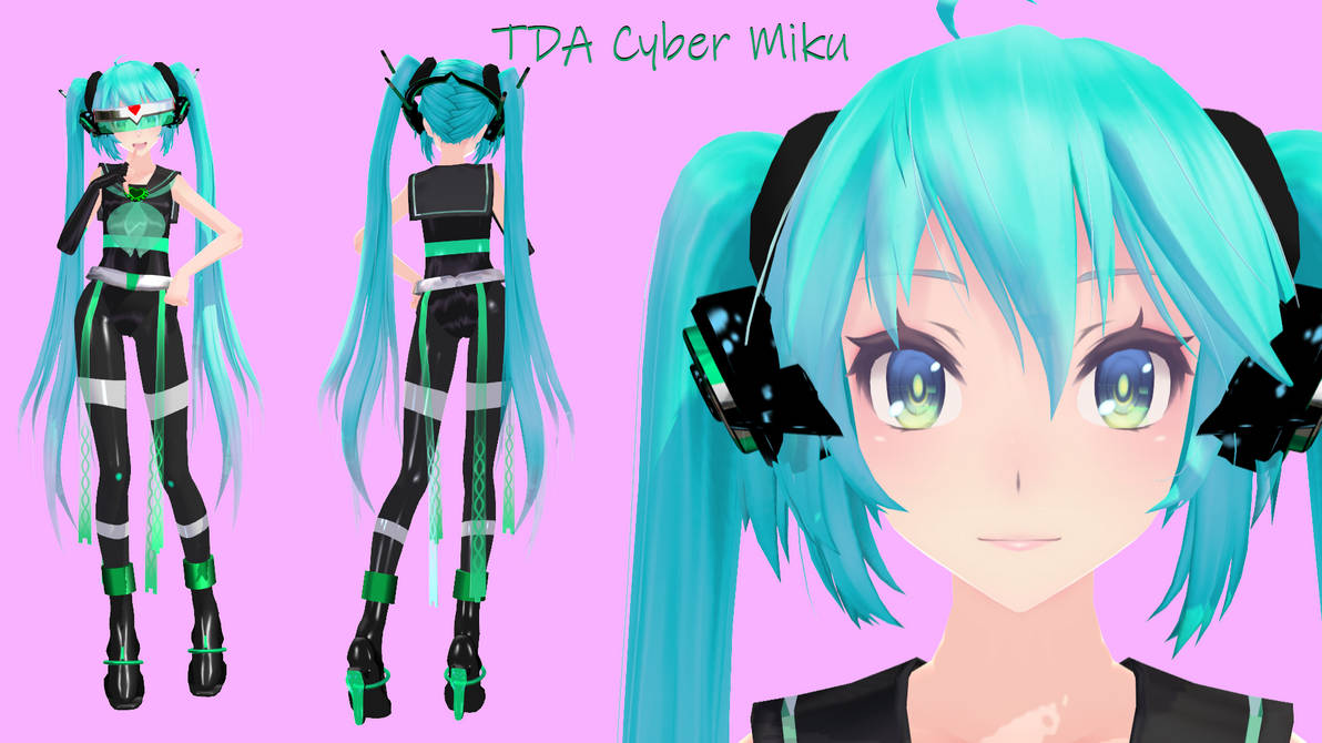 [MMD] TDA Cyber Hatsune Miku (DOWNLOAD) by Streaming-Heart on DeviantArt