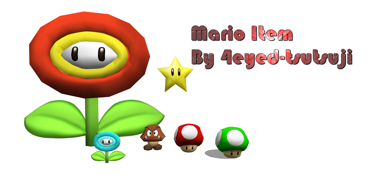 MMD- Mario item pack~ DOWNLOAD by Mami-Tom0e on DeviantArt