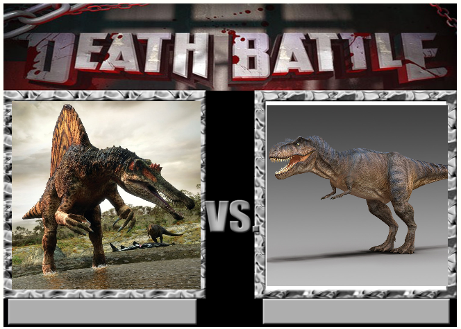 Death Battle 22: Spinosaurus vs T-rex by Kiryu2012 on DeviantArt