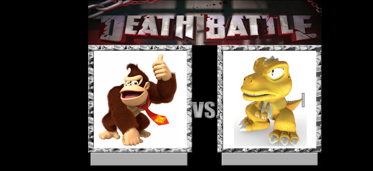 Death Battle Poster: Donkey Kong vs Gon by Kiryu2012 on DeviantArt