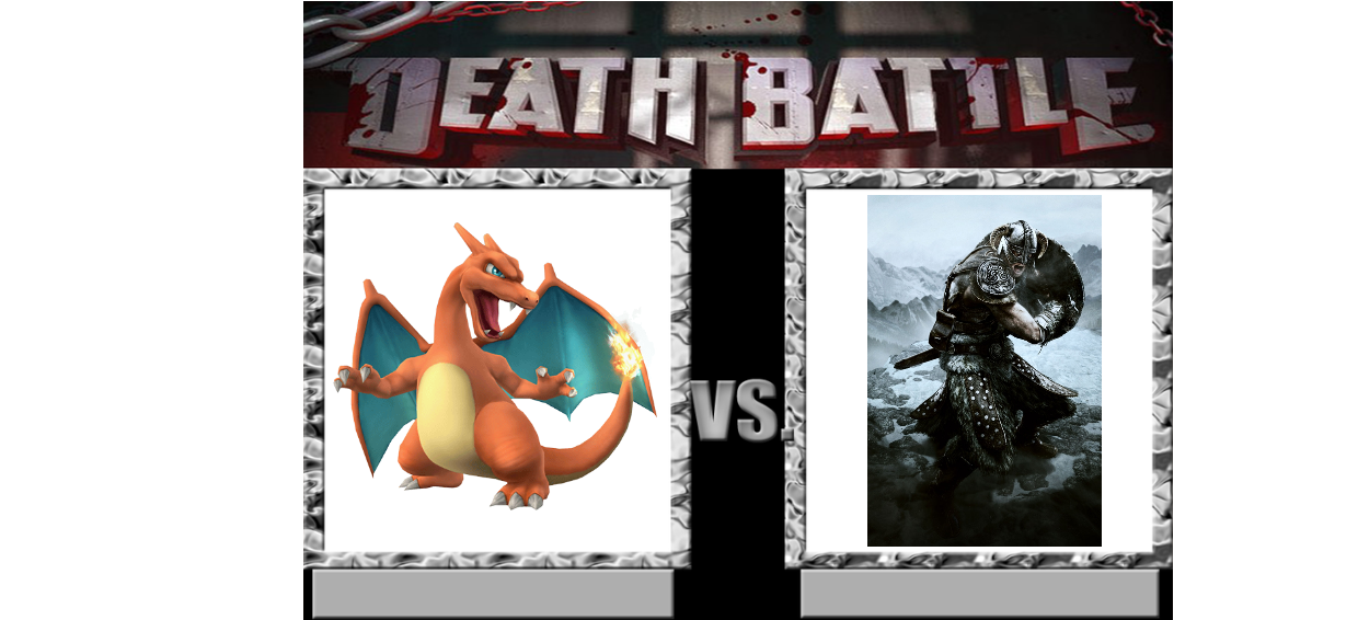 Death Battle Poster: Charizard vs Dragonborn by Kiryu2012 on DeviantArt
