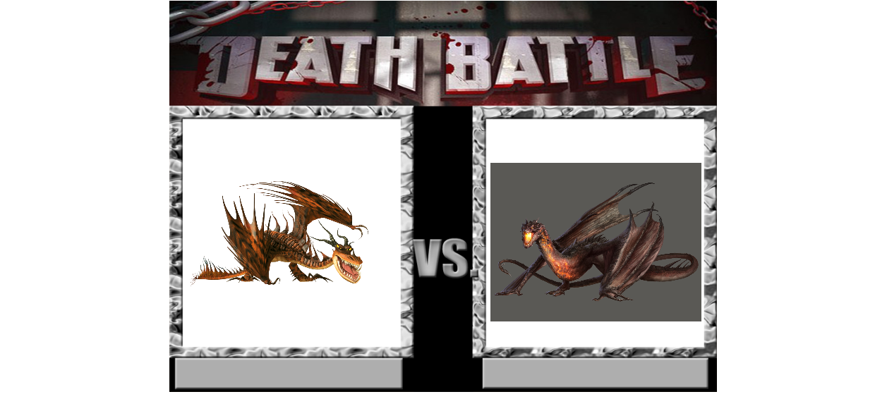 Death Battle Poster: Monstrous Nightmare vs Smaug by Kiryu2012 on ...