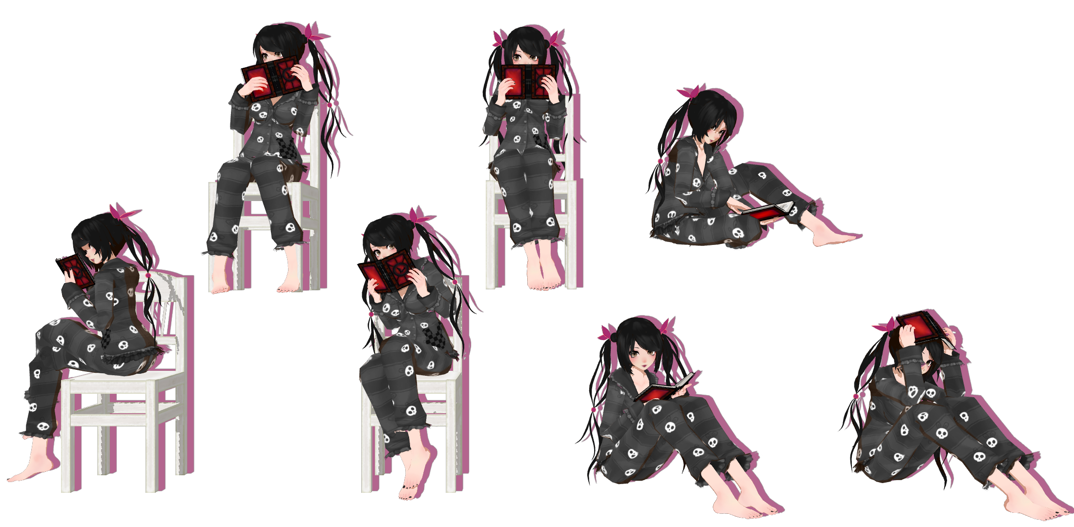 Silly Reader Pose Pack [P2U] by Yyxn-ary on DeviantArt