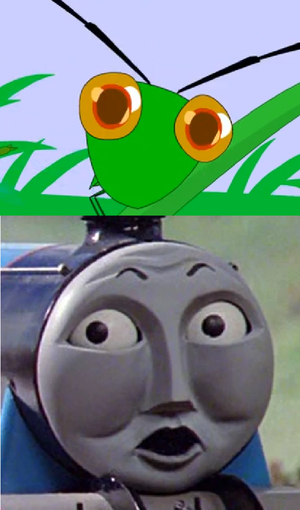 Gordon scared of Praying Mantis from Starfall by BKBLUEY on DeviantArt