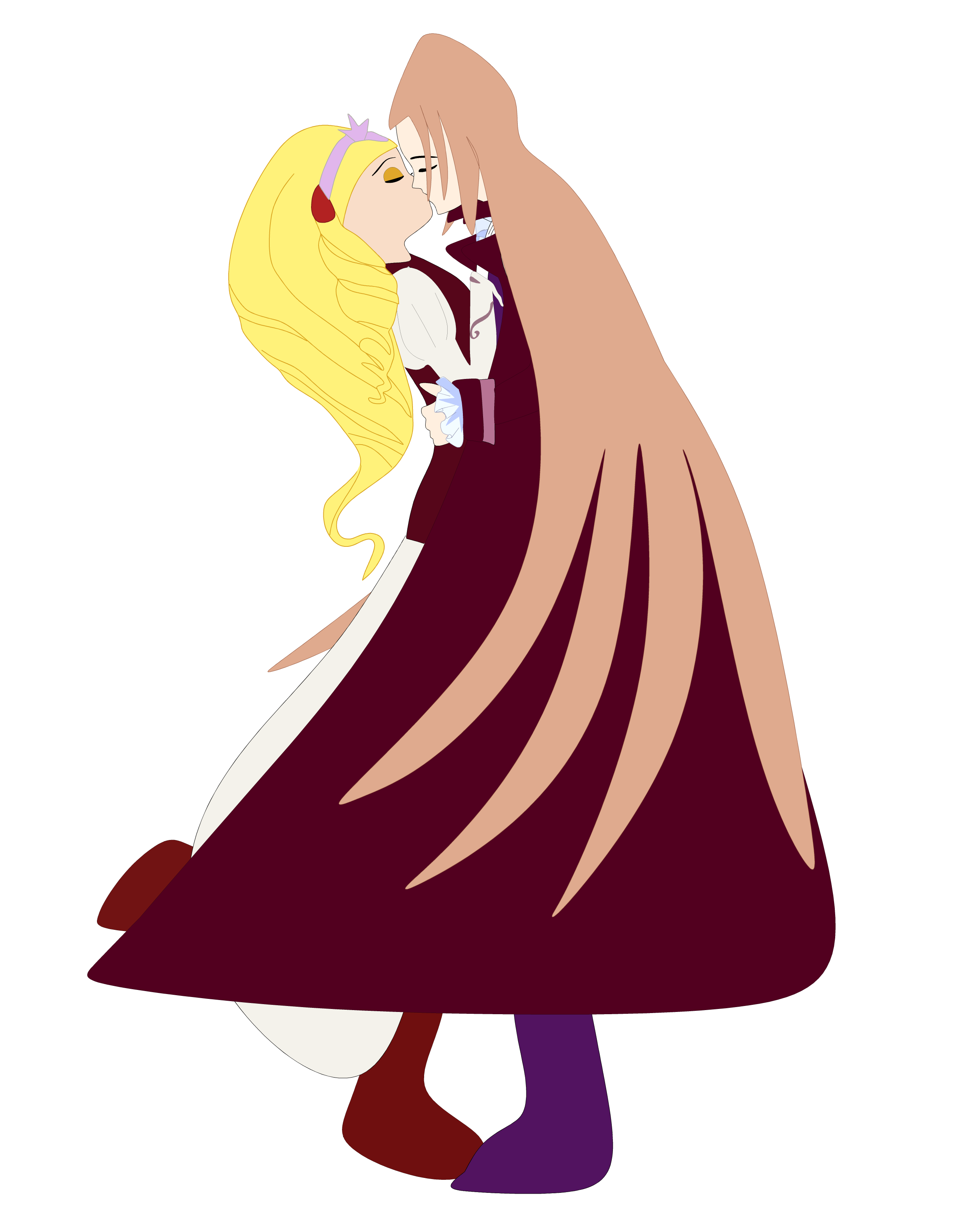 Winx Club Valtor And Bloom Kiss