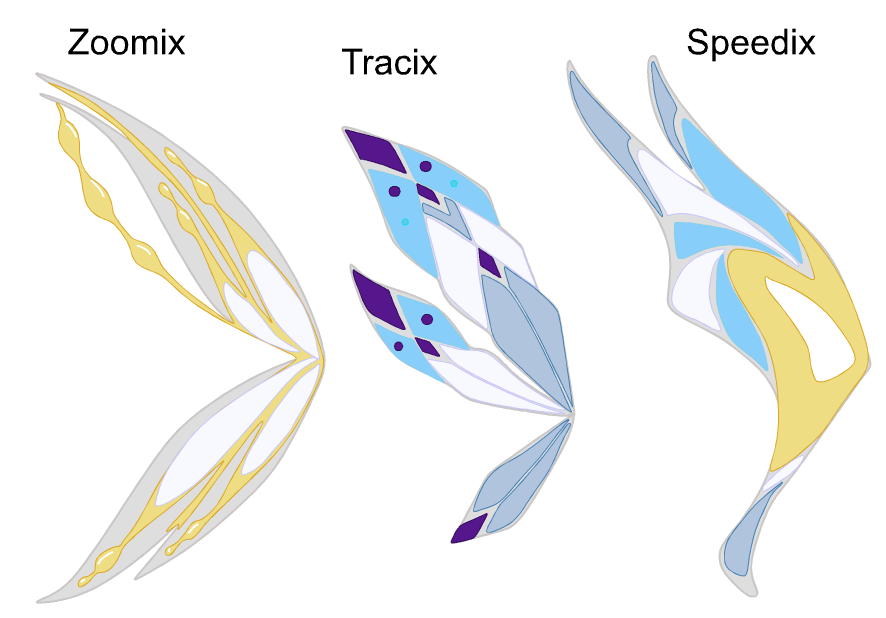 Winx Club Speedix Zoomix Tracix