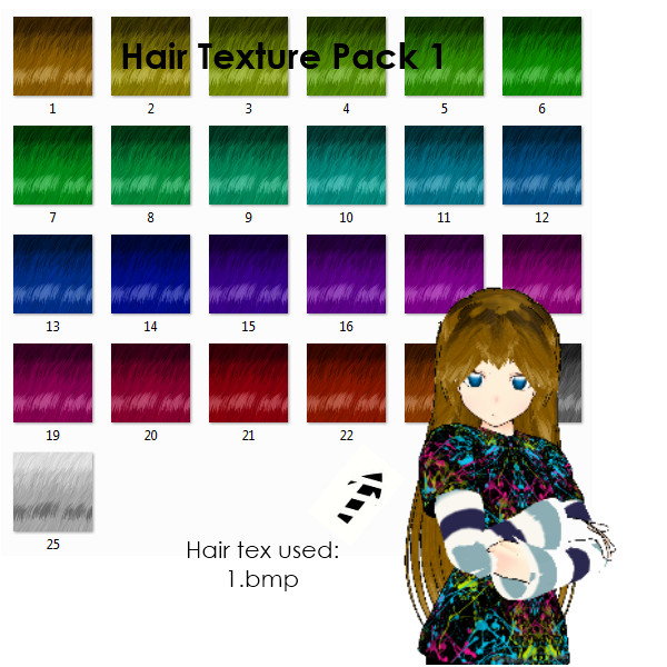 hair texture pack 1 by OurHeartsRhythm on DeviantArt