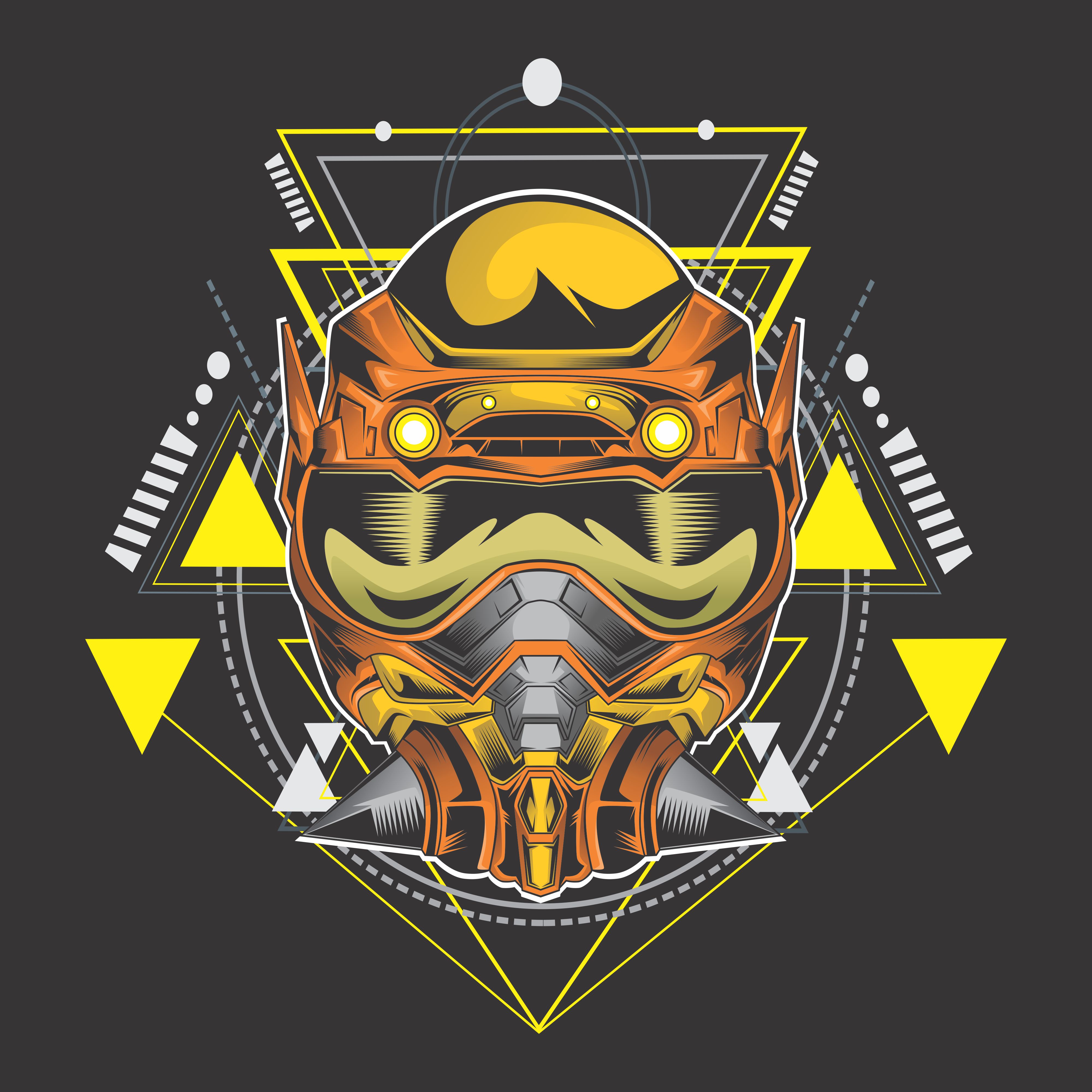 Yellow Robot Head by Jo-Designs1 on DeviantArt
