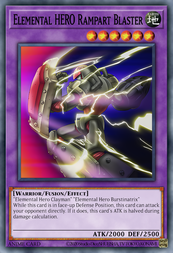 Elemental HERO Rampart Blaster - Anime by nepheskhaim on DeviantArt