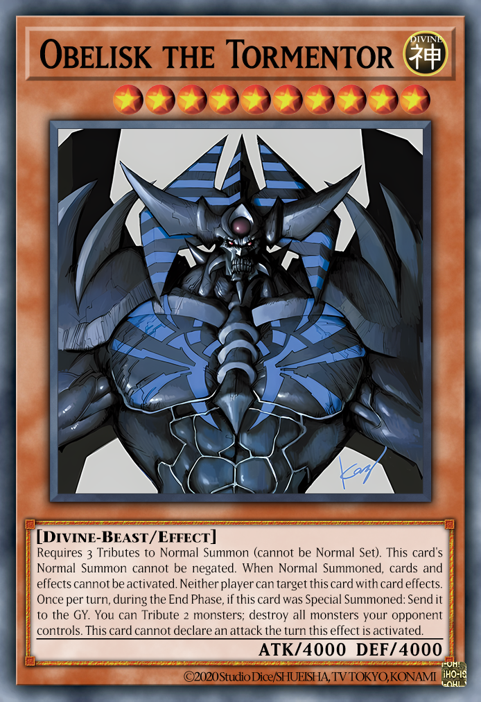 Obelisk the Tormentor (2nd Artwork) by nepheskhaim on DeviantArt