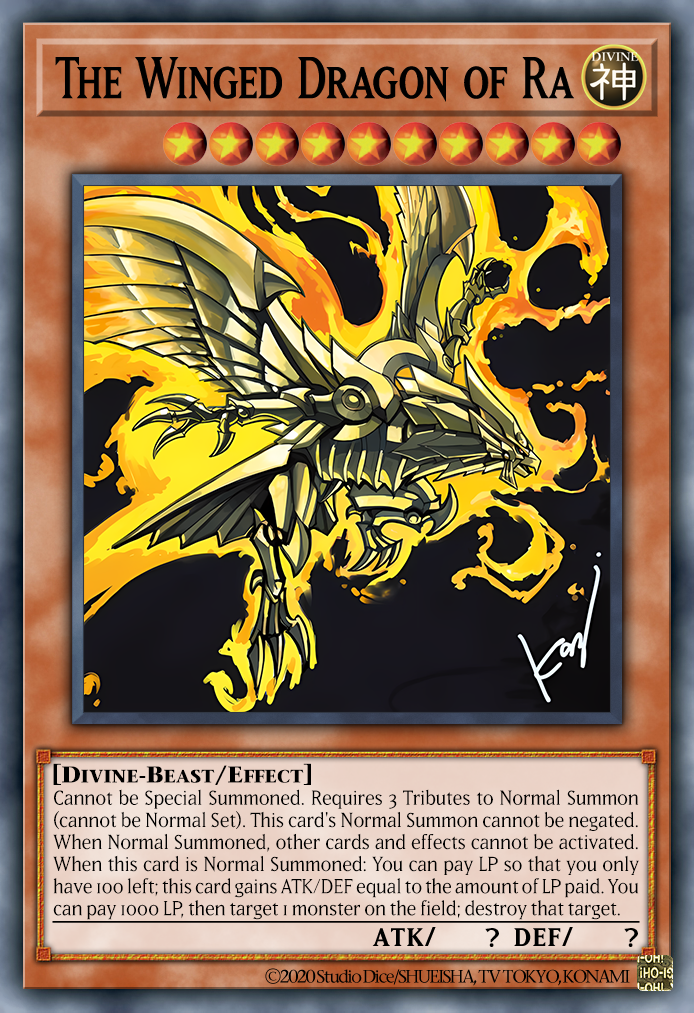 The Winged Dragon of Ra (2nd Artwork) by nepheskhaim on DeviantArt