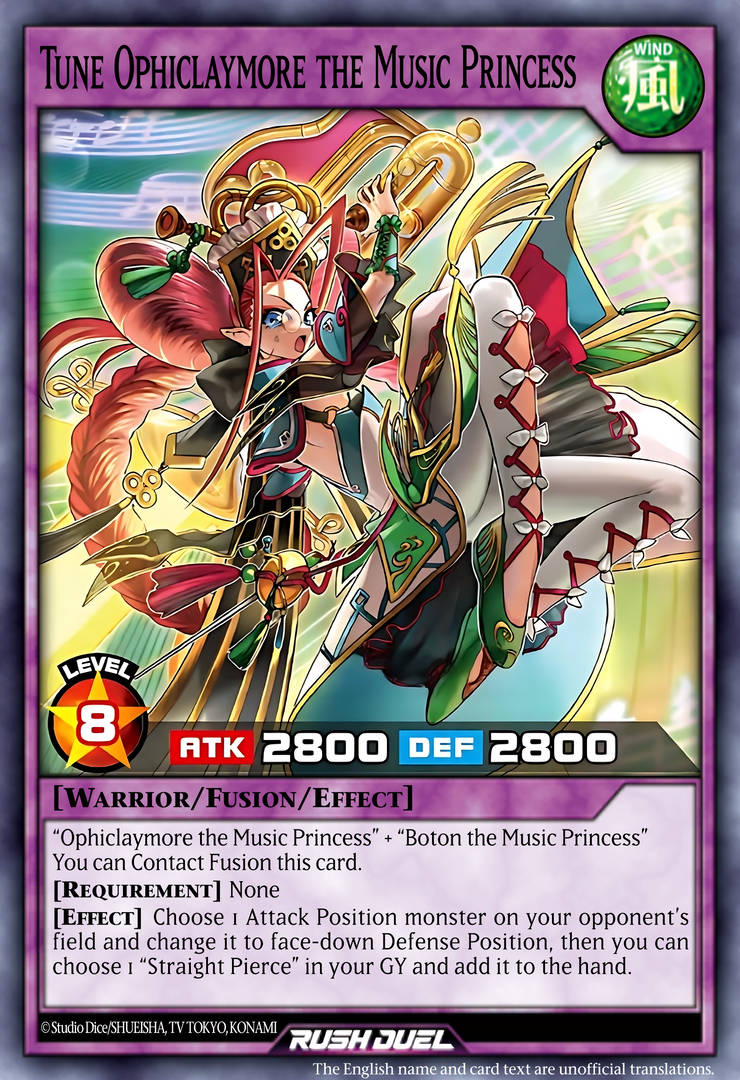 Tune Ophiclaymore the Music Princess by nepheskhaim on DeviantArt