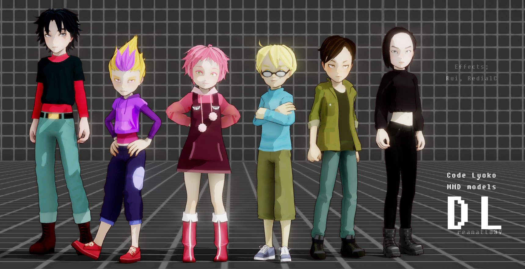 Code Lyoko / MMD models DL by reanatto39 on DeviantArt