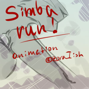 ANIMATION simba run! by Zora-Iish on DeviantArt