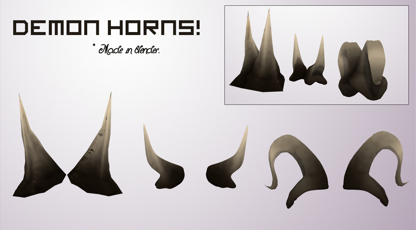 [DL] Demon Horns [30 Points] by CMSensei on DeviantArt