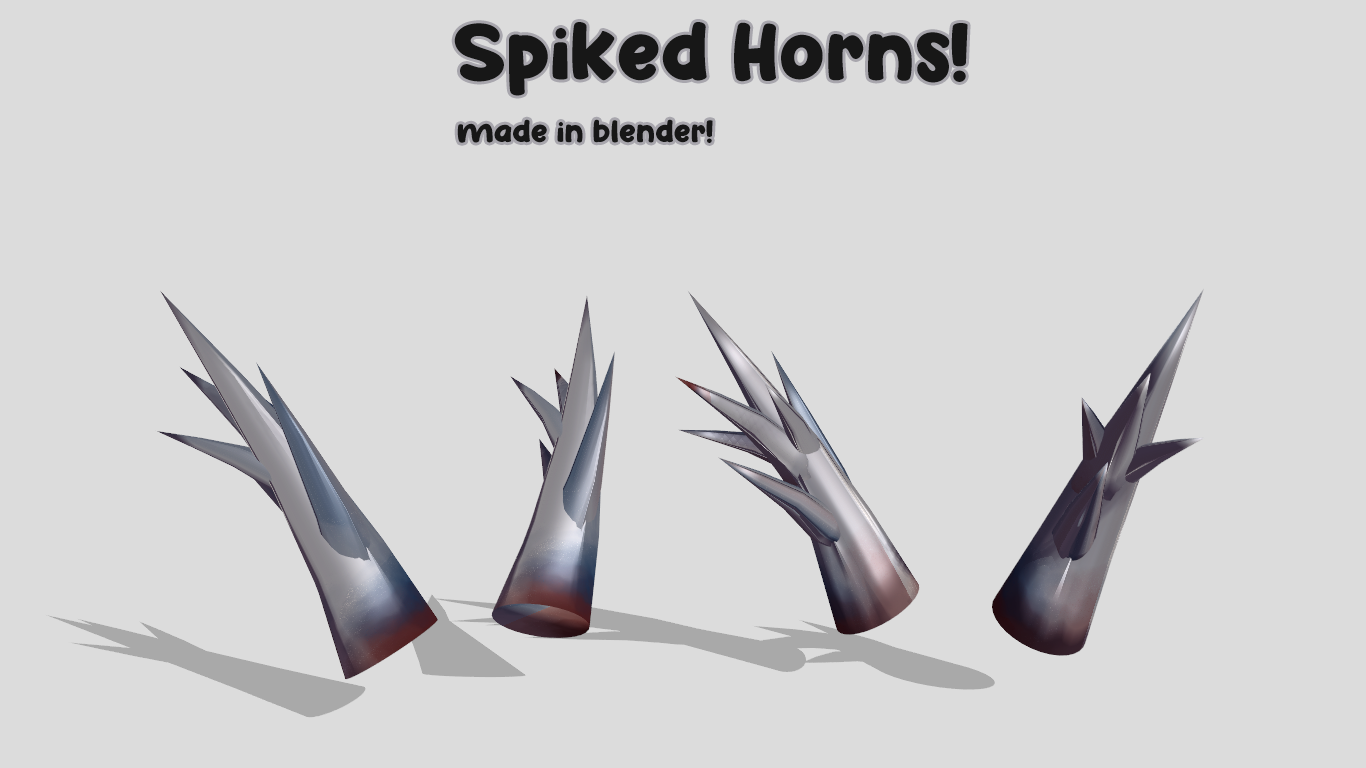 [DL] Spiked Horns by CMSensei on DeviantArt