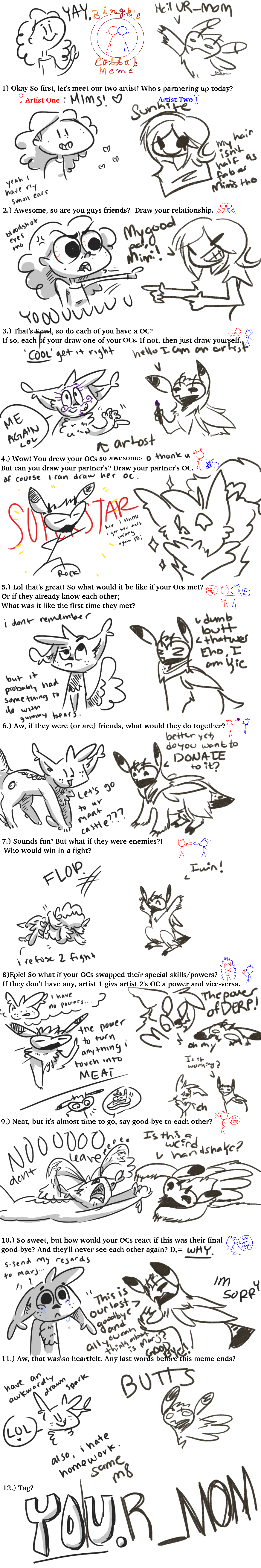 OC collab meme with Kite by mi-spark on DeviantArt