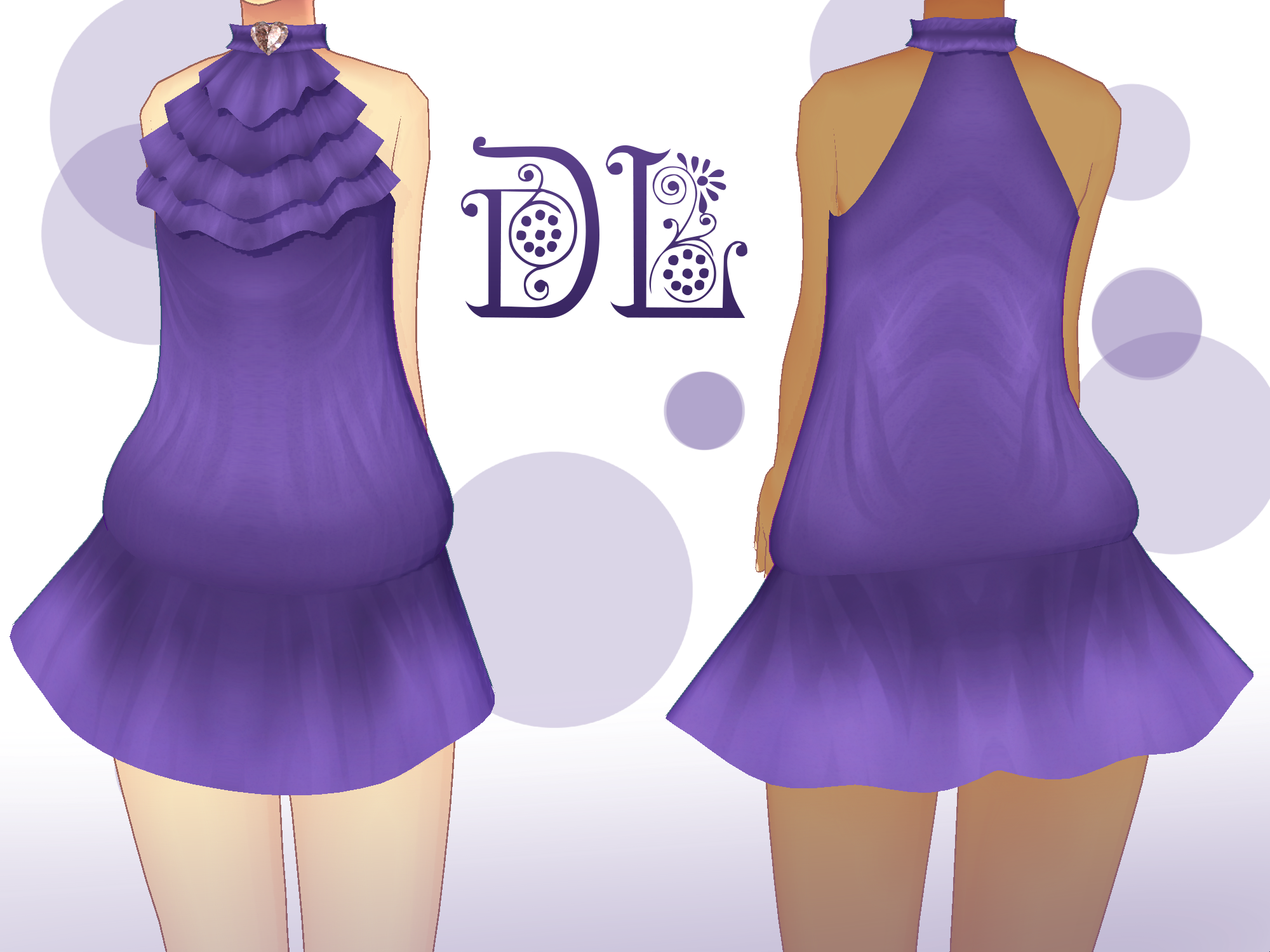 MMD - Frill top dress DL ::. by AneCoco on DeviantArt
