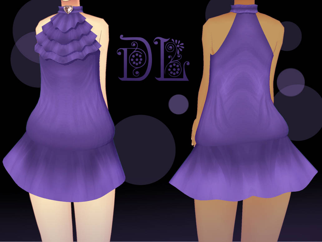 MMD - Frill top dress DL ::. by AneCoco on DeviantArt