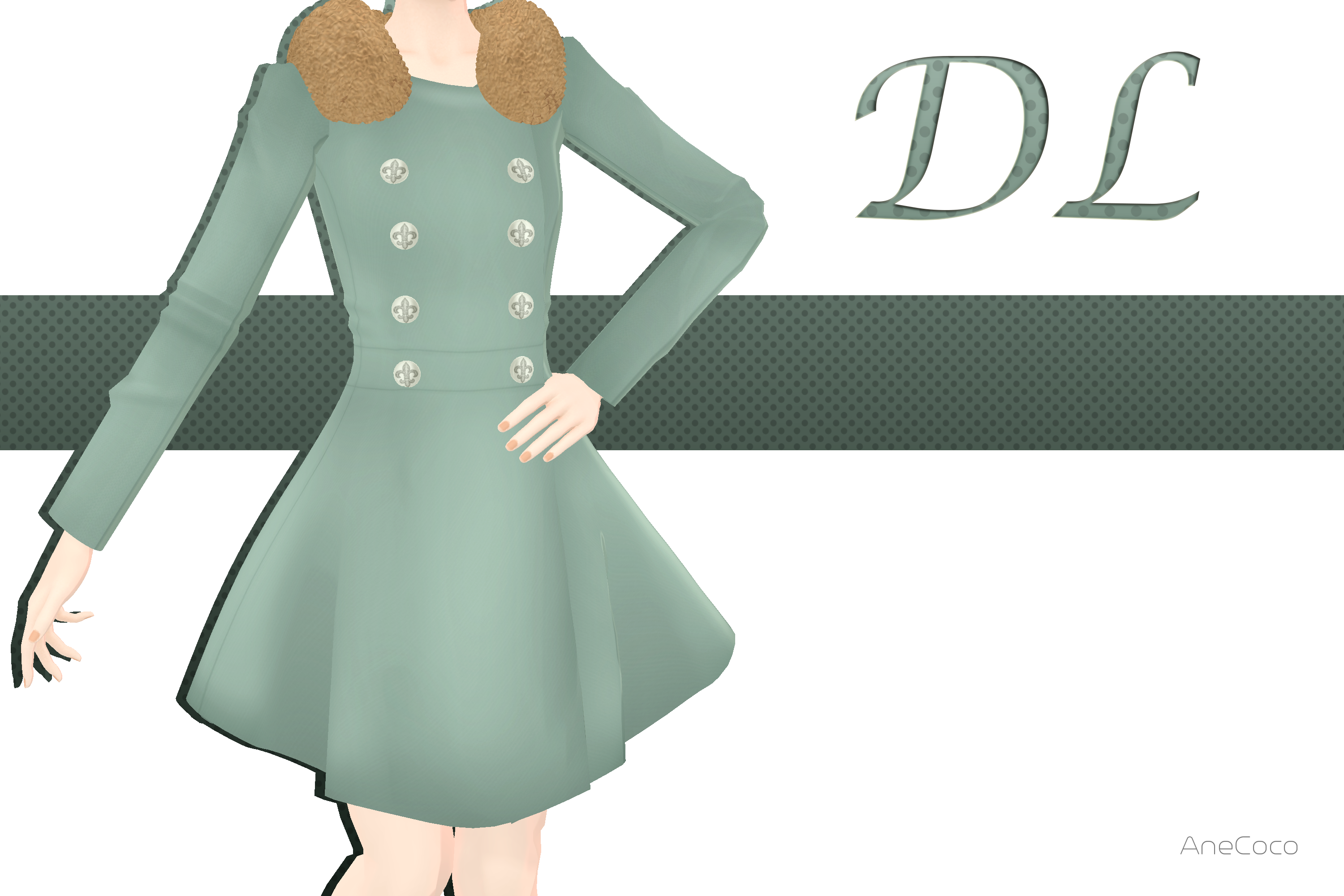 MMD - Fur Coat DOWNLOAD ::. by AneCoco on DeviantArt